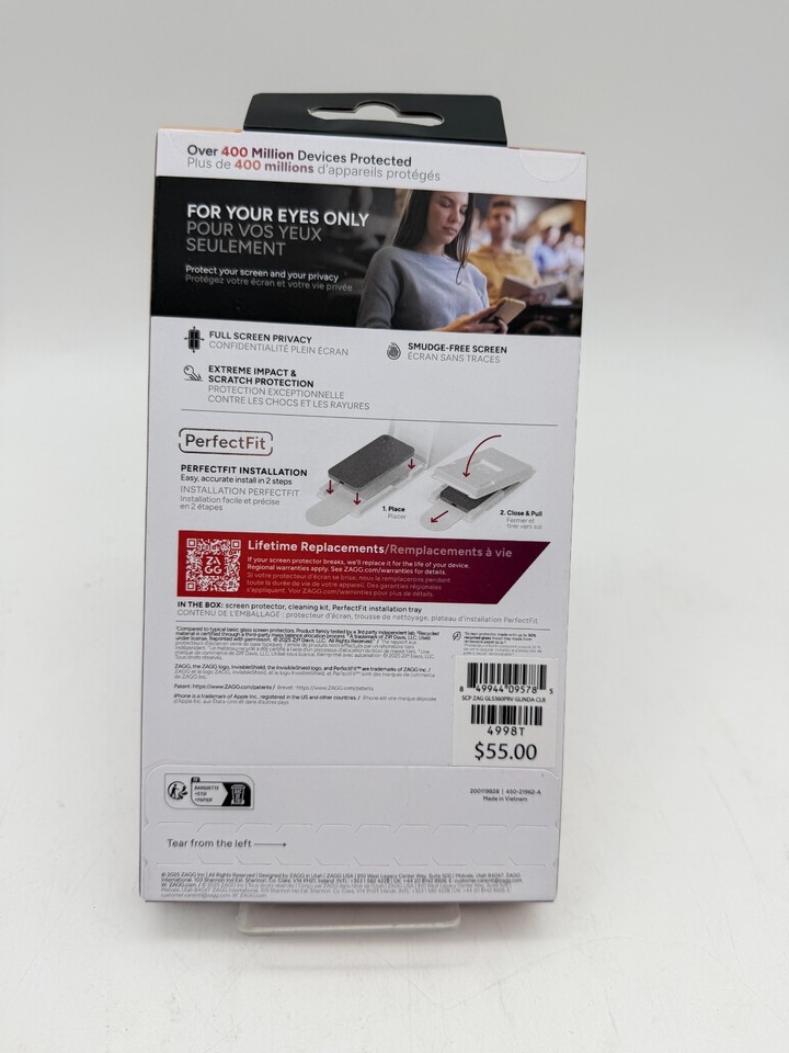 Zagg Privacy XTR Glass Screen Protector for Apple iPhone 17 Pro | eBay