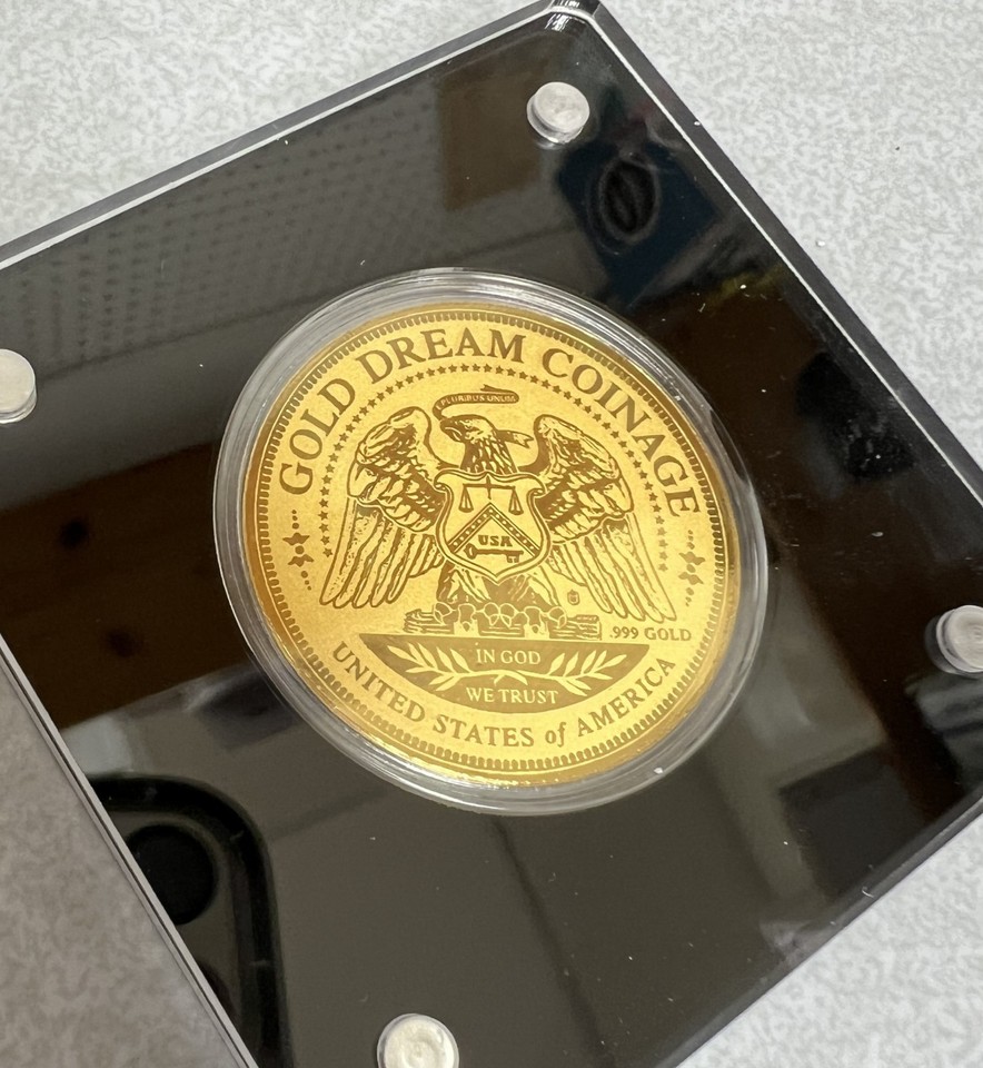 .999 FINE GOLD DREAM COIN 1933 DOUBLE EAGLE DESIGN - 1/200 OZ GOLD | eBay