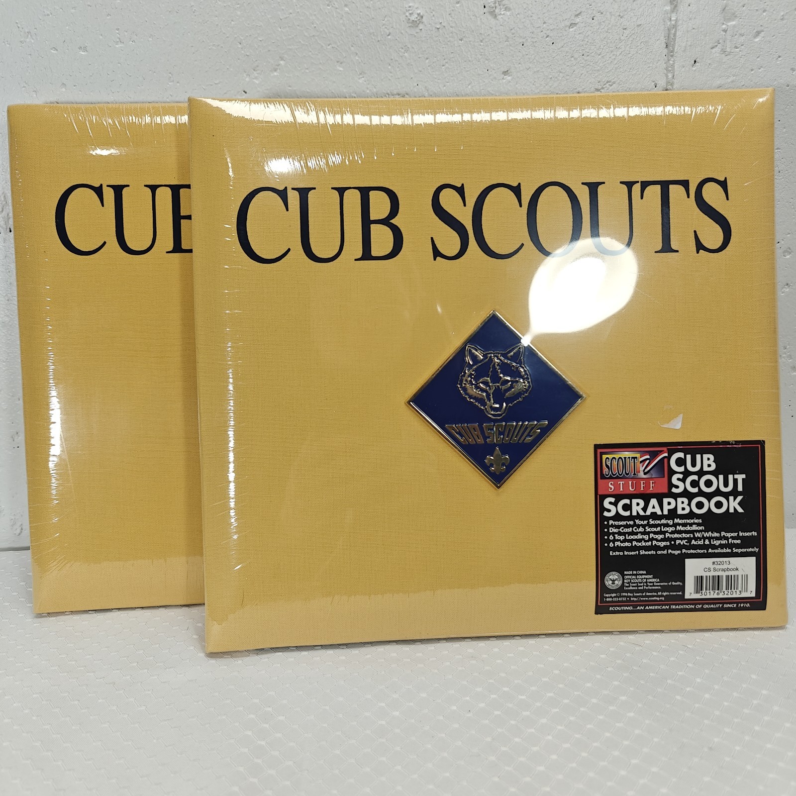 VTG Boy Scouts of America BSA Cub Scouts Scrapbook Album Lot of 2 12x12 ...