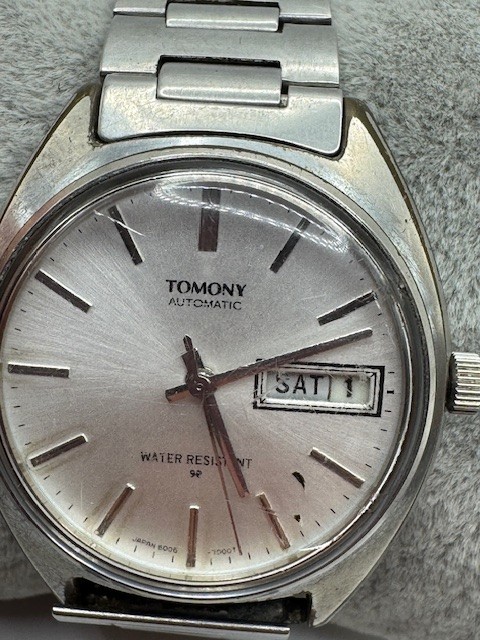 Vintage Men's Seiko Tomony 5001-7030 Automatic 7 Jewels Day Date Watch ...