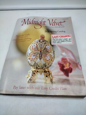 Midnight Velvet Catalog Spring 2004 beautiful gifts & home decor | eBay
