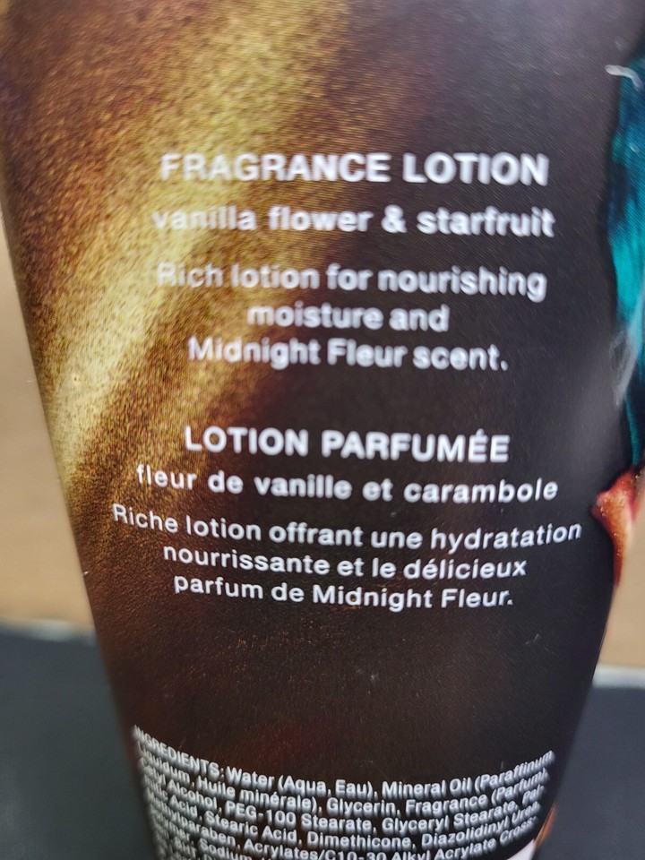 3 Victoria Secret Fragrance Lotions 8 Oz, Midnight Fleur, Jasmine Noir ...