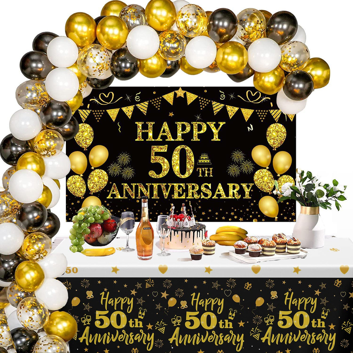 50th Wedding Anniversary Decorations