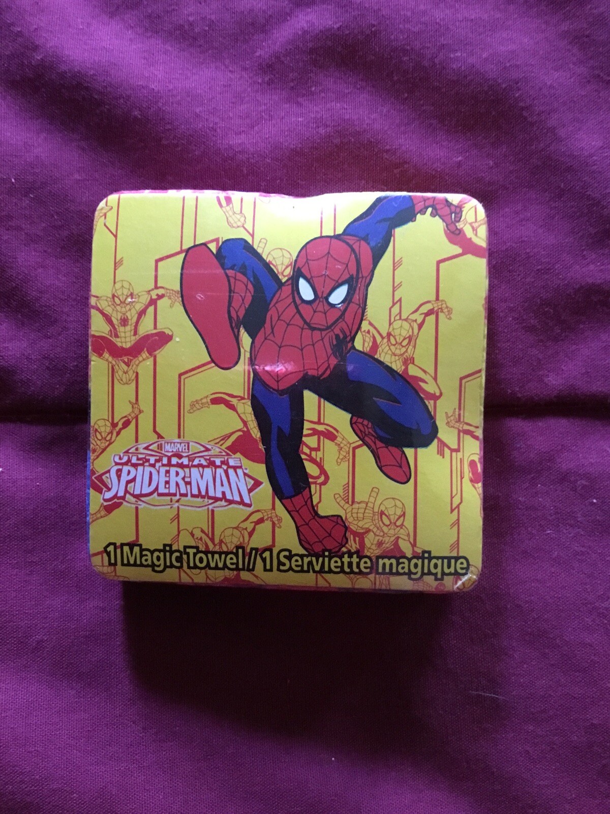 Ultimate Spiderman Magic Towel Marvel New | eBay