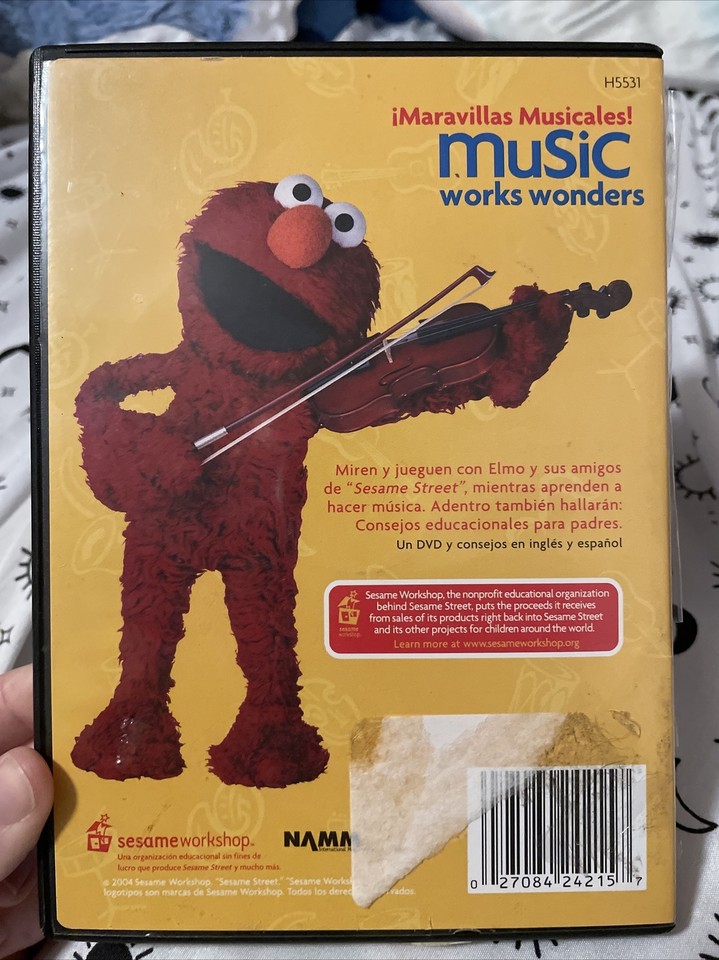 Elmo:Music Works Wonders (Maravillas Musicales DVD English Spanish ...