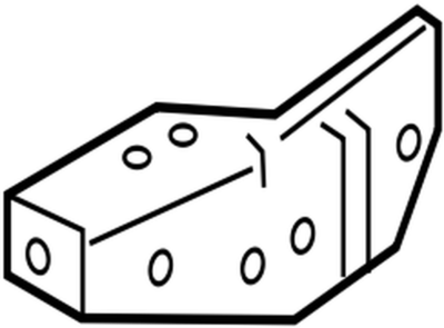 6400D581 Mitsubishi Reinforcement, fr bumper side, lh 6400D581, New ...