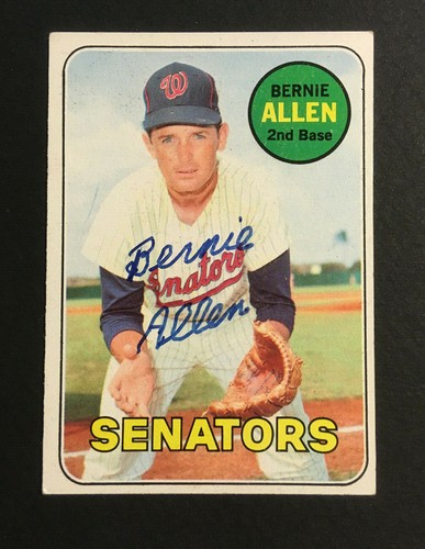 Bernie Allen Twins signed 1969 Topps baseball card #127 Auto Autograph ...