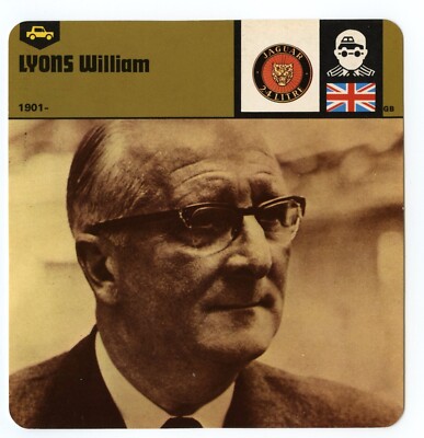 William Lyons - Manufacturers Edito Service SA Auto Rally Card | eBay