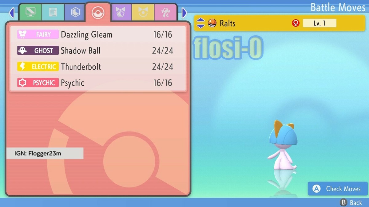 Pokemon Ralts Brilhantes