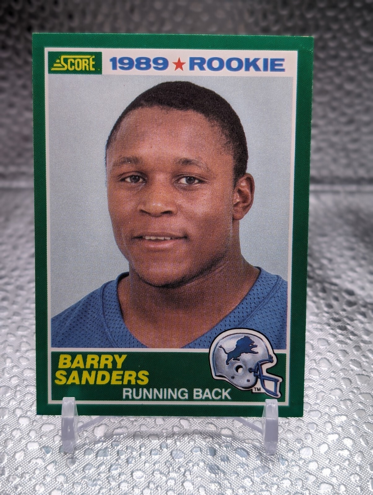 1989 Score Barry Sanders Rookie Card RC #257 Detroit Lions Football NFL ...