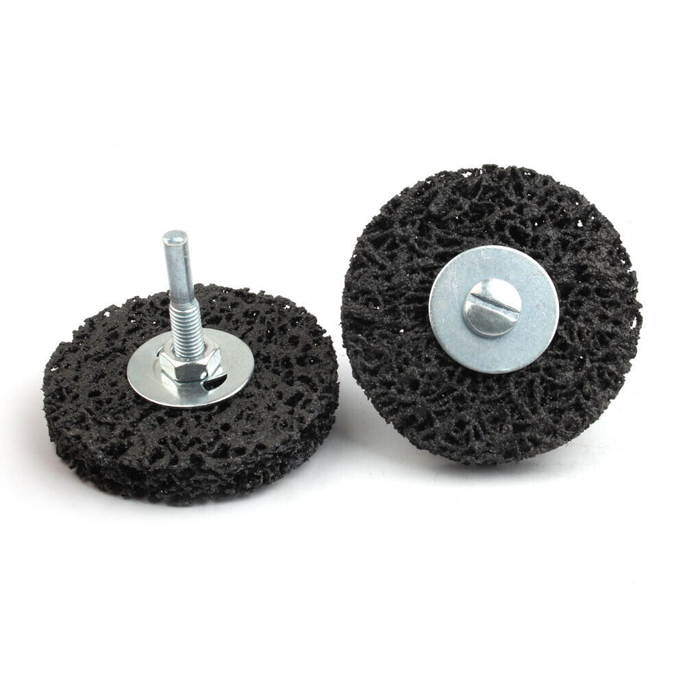 3 x Poly Strip Discs Wheel Rust Paint Removal Abrasive Drill Angle ...