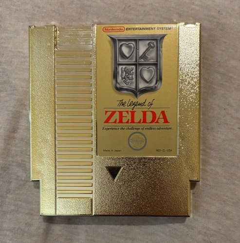 Legend of Zelda Gold Cartridge (Nintendo NES) | eBay