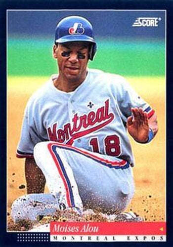 #90 Moises Alou - Montreal Expos - 1994 Score Baseball | eBay
