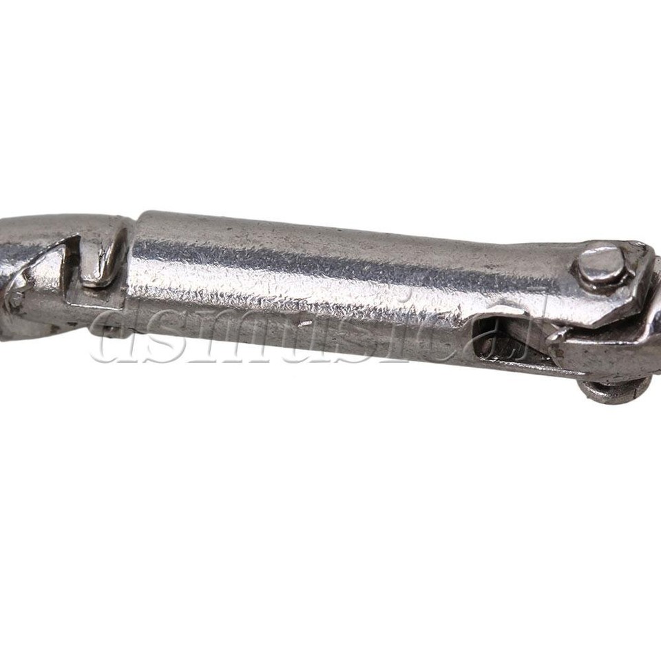 10PCS M4 40mm 304 Stainless Steel Spring Snap Hook Carabiner Link Lock ...