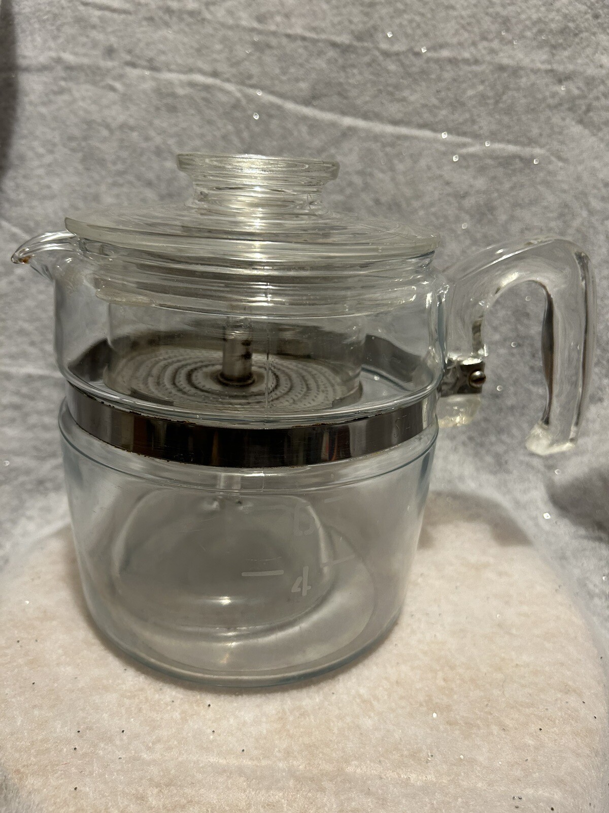 Vintage Glass Pyrex Coffee Perculator 6 Cup #7756-B | eBay UK