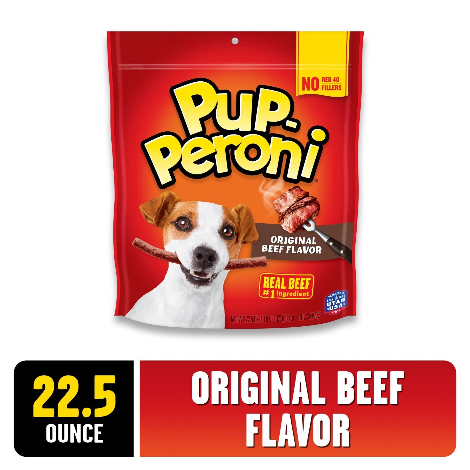 4 PACK Pup Peroni Original Beef Flavor Dog Treats, 22.5oz Bag | eBay