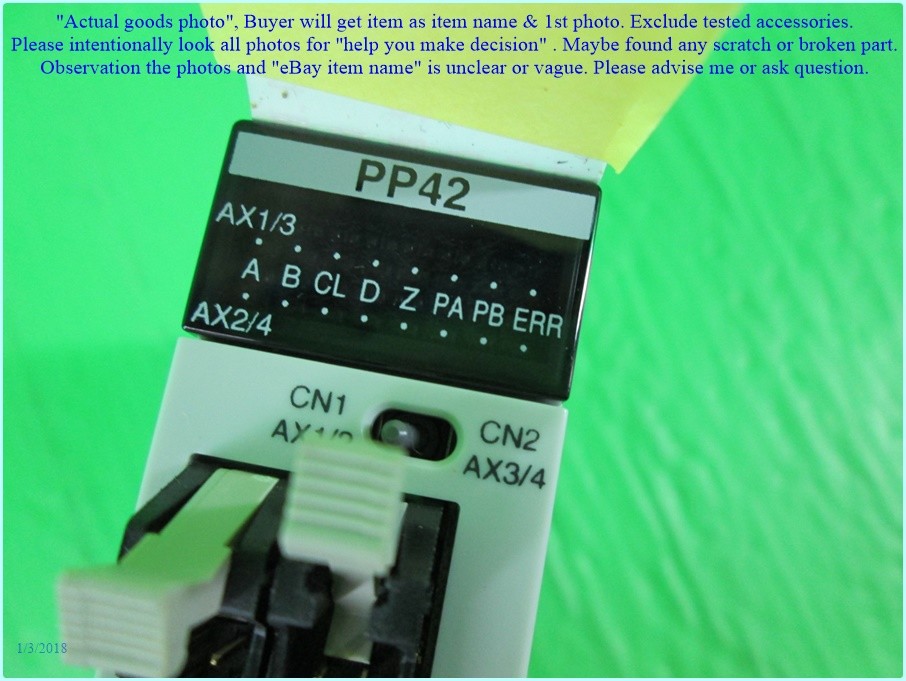 Panasonic FP2-PP42, AFP2435 Positioning Unit as photo, sn:2595,NEW ...