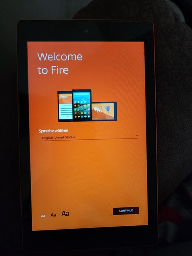 Amazon Kindle Fire HD 8 (6th Generation) 16GB, Wi-Fi, 8in - Tangerine ...