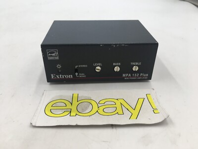 Extron - MPA 152 Plus - Mini Power Amplifier Free Shipping | eBay