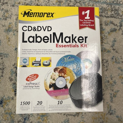 MEMOREX CD & DVD Label Maker Essentials Kit - NEW in Sealed box | eBay