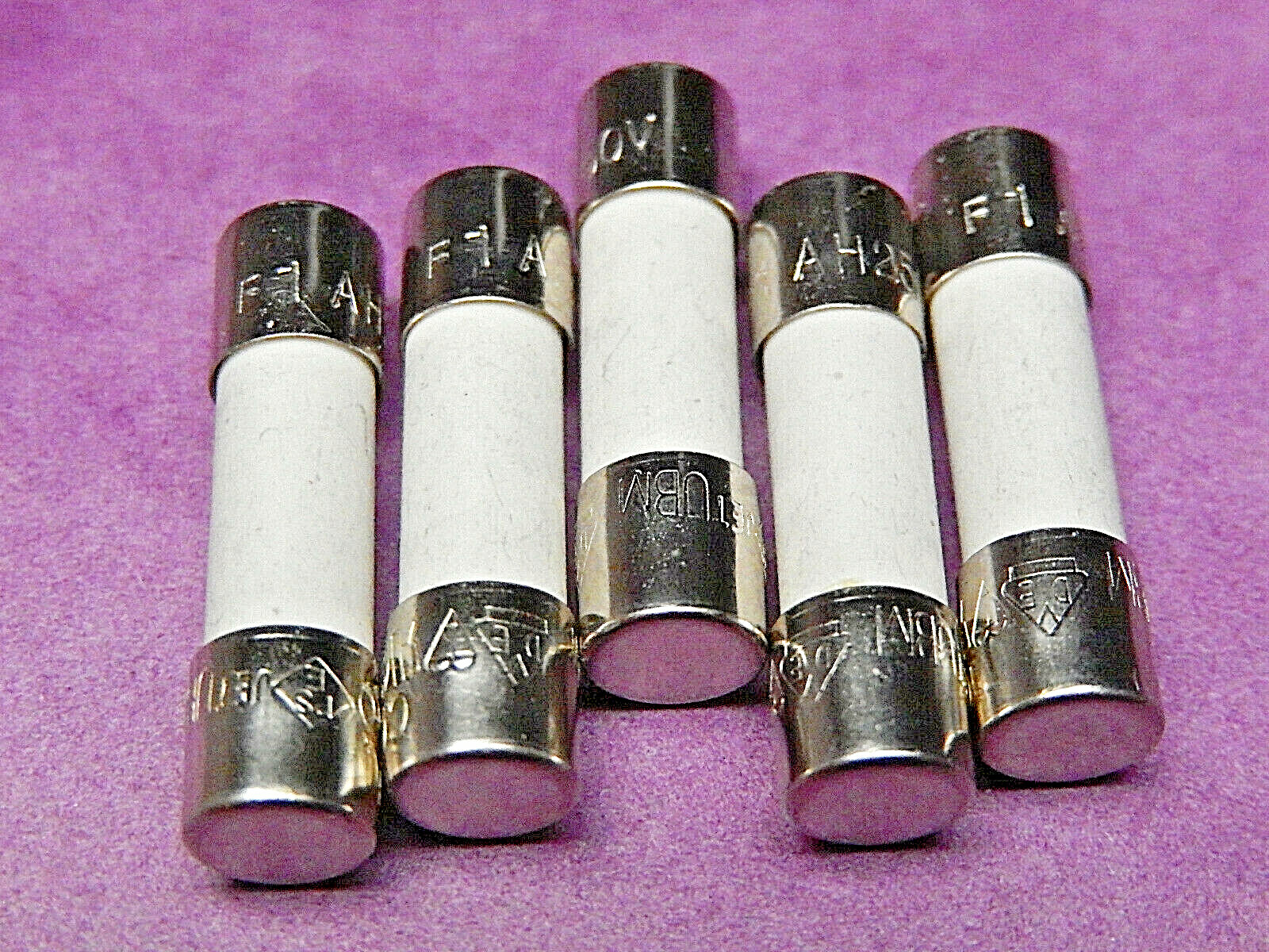 1AMP 250V Fuse 5mm x 20mm Quick Blow CERAMIC BODY Pack of 5 or Pack of ...