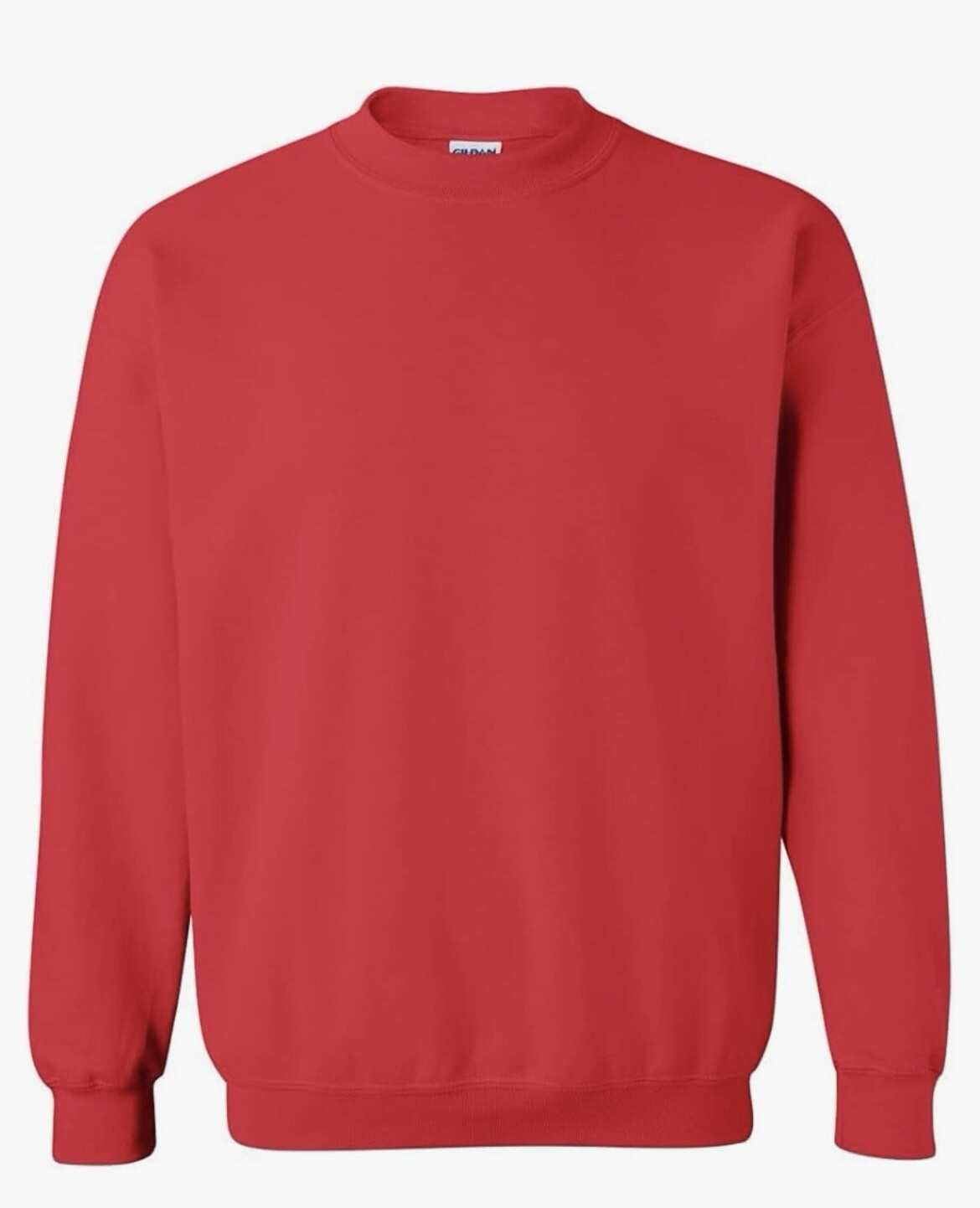 Gildan G180 Adult Cotton/Polyester Crew Neck Heavy Blend Fleece Knit ...