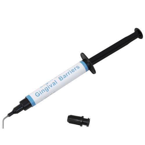 10pcs 1.5ml Dental Gum Dam Gingival Protection Gel Syringe Tip Teeth ...