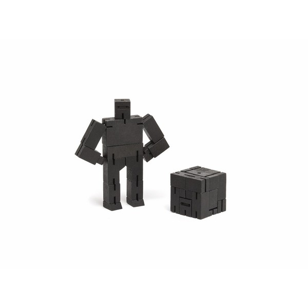Ninja Micro Cubebot Black Wood Robot Cube Puzzle by Areaware for sale ...