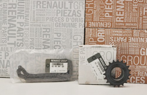 Chain kit oil pump dacia duster 1.5 dci genuine oe renault 8200397125 ...