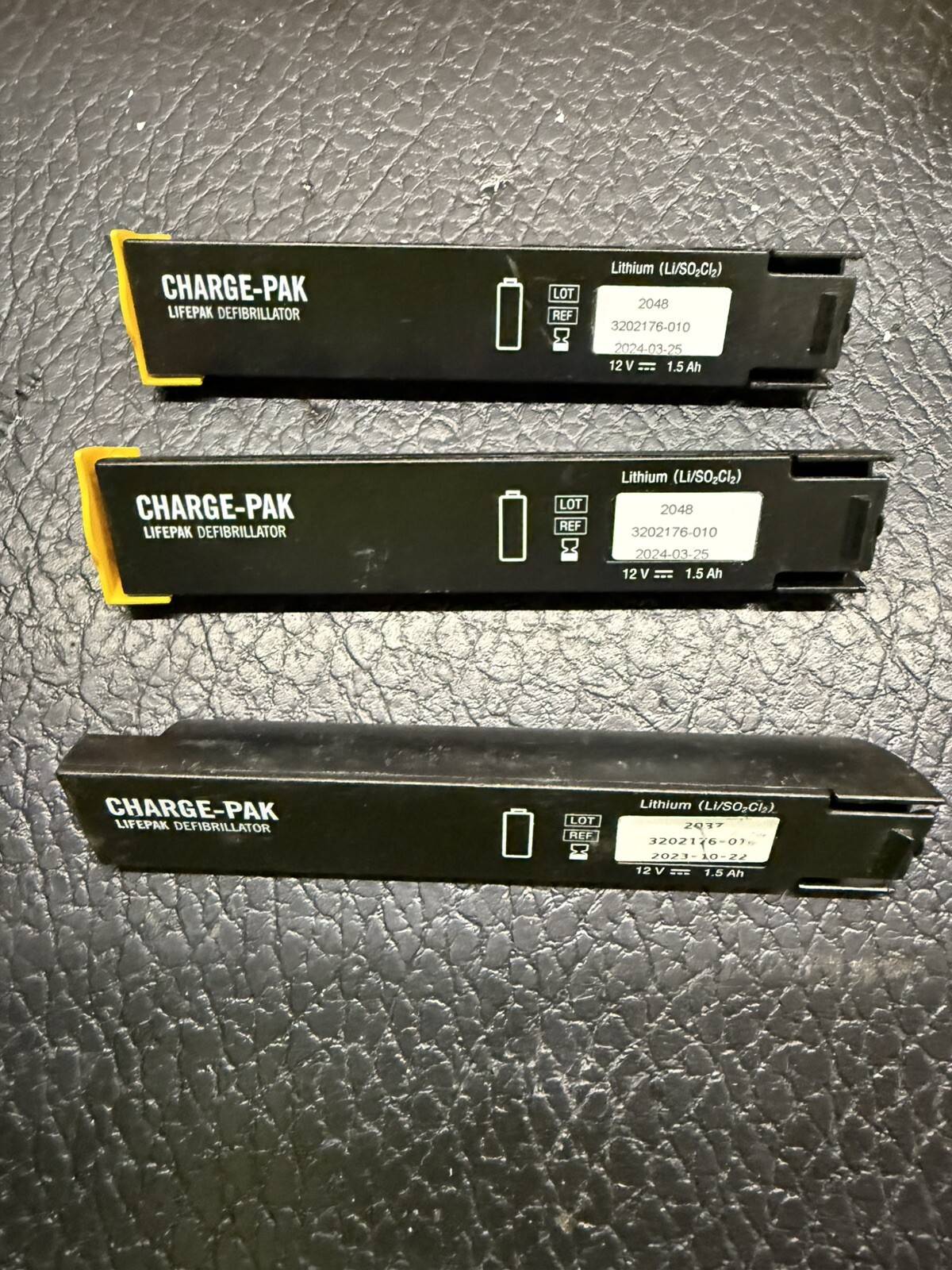 Physio-Control LIFEPAK Charge Pak Battery Lot of 3 AS IS | eBay