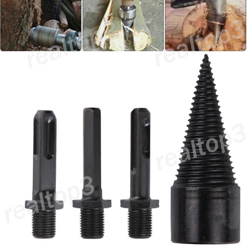 High Speed Twist Firewood Drill Bit Wood Splitter Screw Splitting Cone ...
