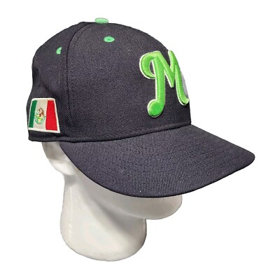 New Era Mexico Baseball hat 59Fifty Size 7 3/8 Fitted Cap Navy blue | eBay