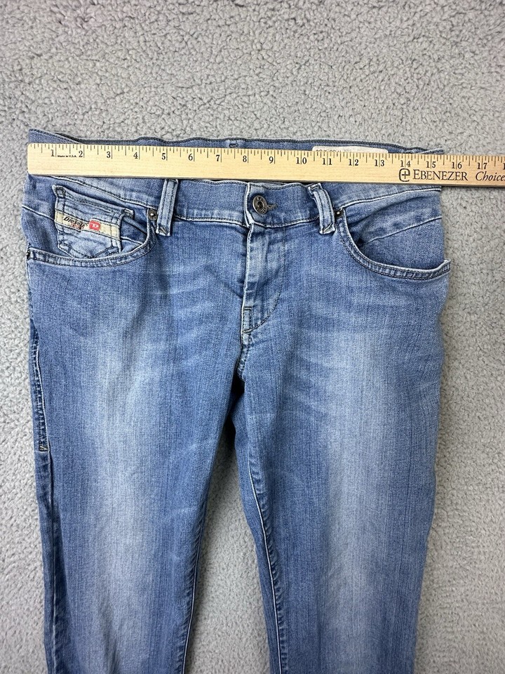 DIESEL Jeans Womens 30x34 (32) Getlegg Slim-Skinny 0884X Stretch Jeans ...