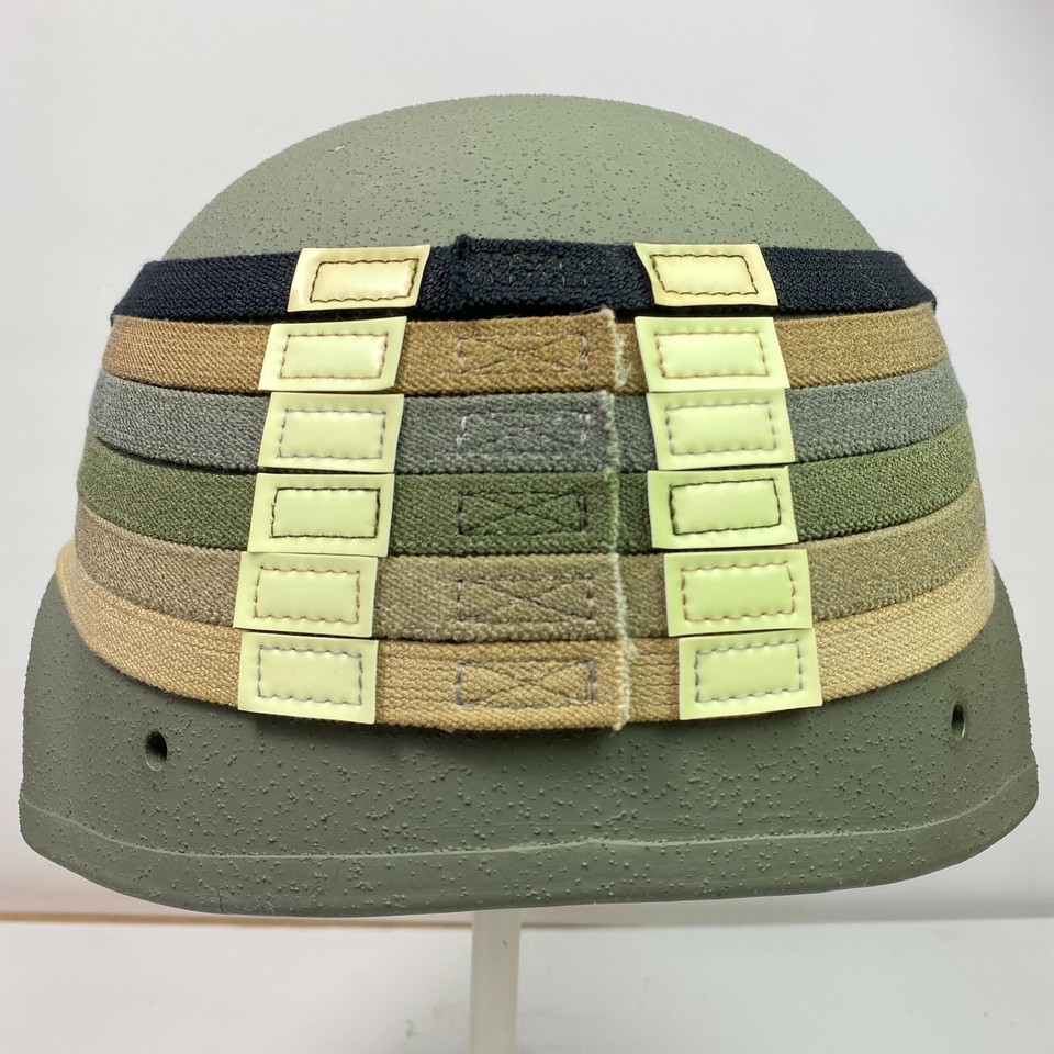 2pk HELMET CAT EYE EYES BAND ARMY USMC OD Coyote Foliage Tan PASGT ACH ...