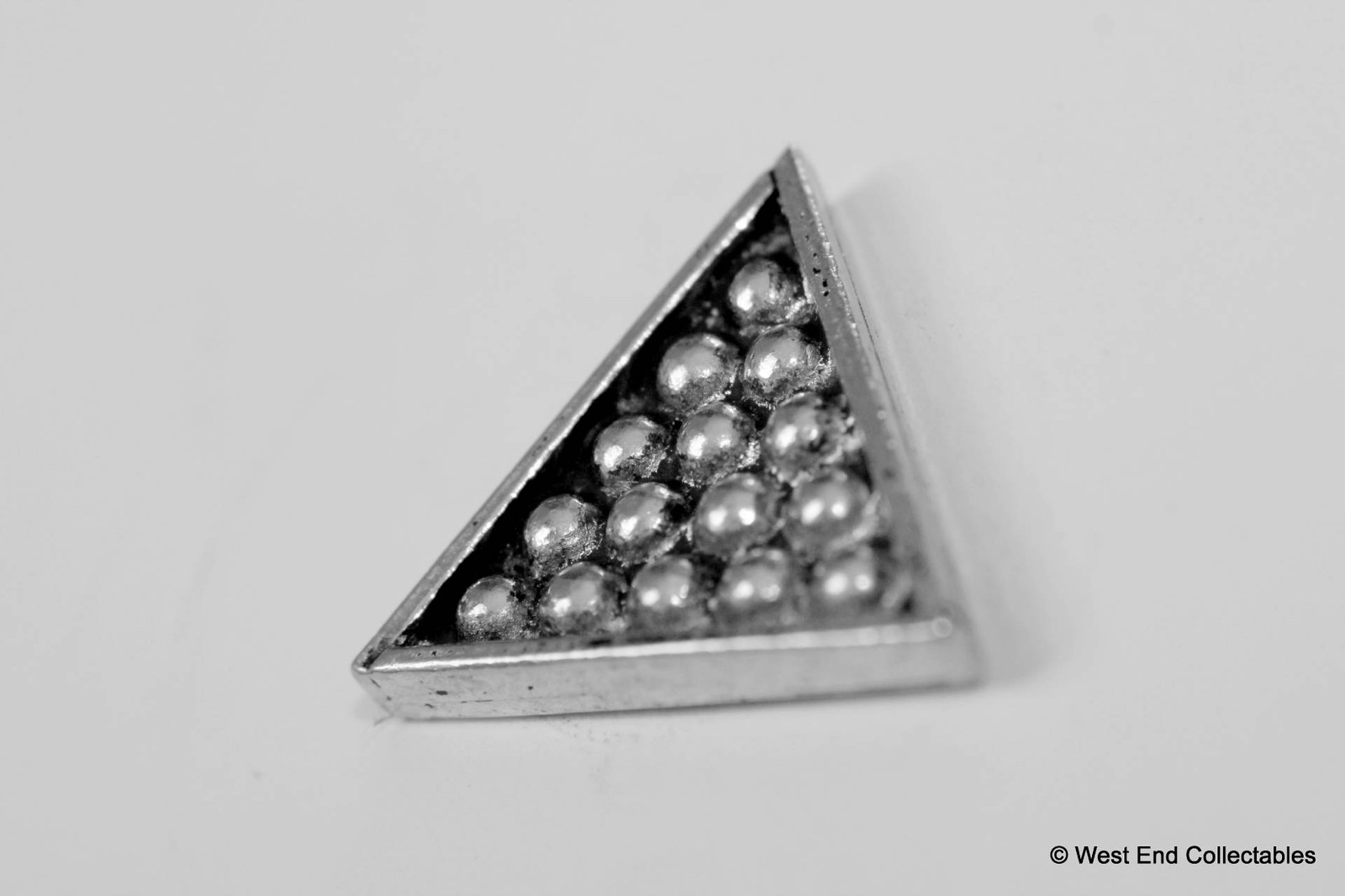 Snooker Rack Triangle Pewter Pin Brooch -British Hand Crafted- Pool ...