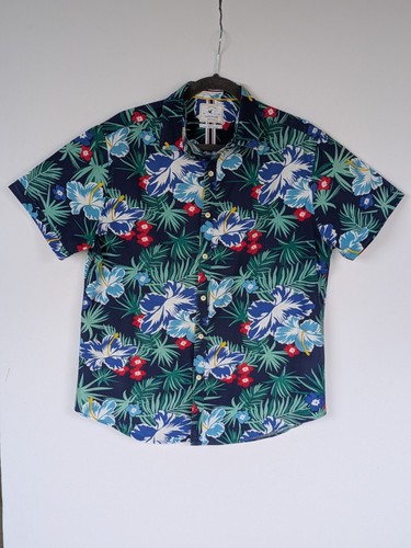 Cactus Man Ricky Singh Shirt Mens Large Button Up Short Sleeve Hawaiian ...