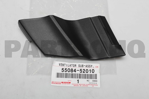 5508452010 Genuine Toyota VENTILATOR SUB-ASSY, COWL SIDE, LH 55084 ...