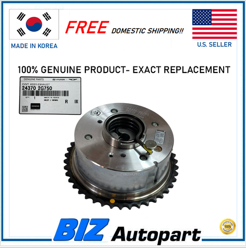 GENUINE !! CVVT GEAR EXHAUST for 11-19 HYUNDAI KIA 2.0L 2.4L OE# 24370 ...