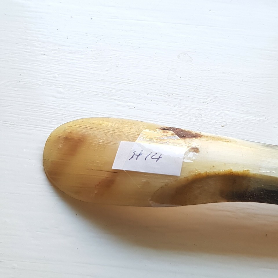 Cobblers Tools Sleeking Polishing Burnishing Cow Horn 6.5" Open Welts ...
