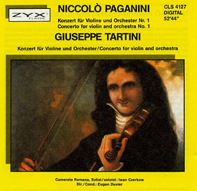 Paganini, Tartini: Concertos for Violin & Orchestra by Eugen Duvier (CD ...