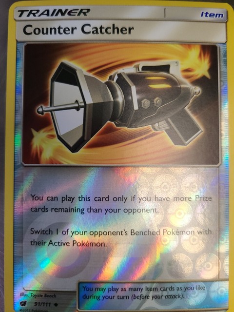 Pokémon TCG Counter Catcher Crimson Invasion 91/111 Reverse Holo ...