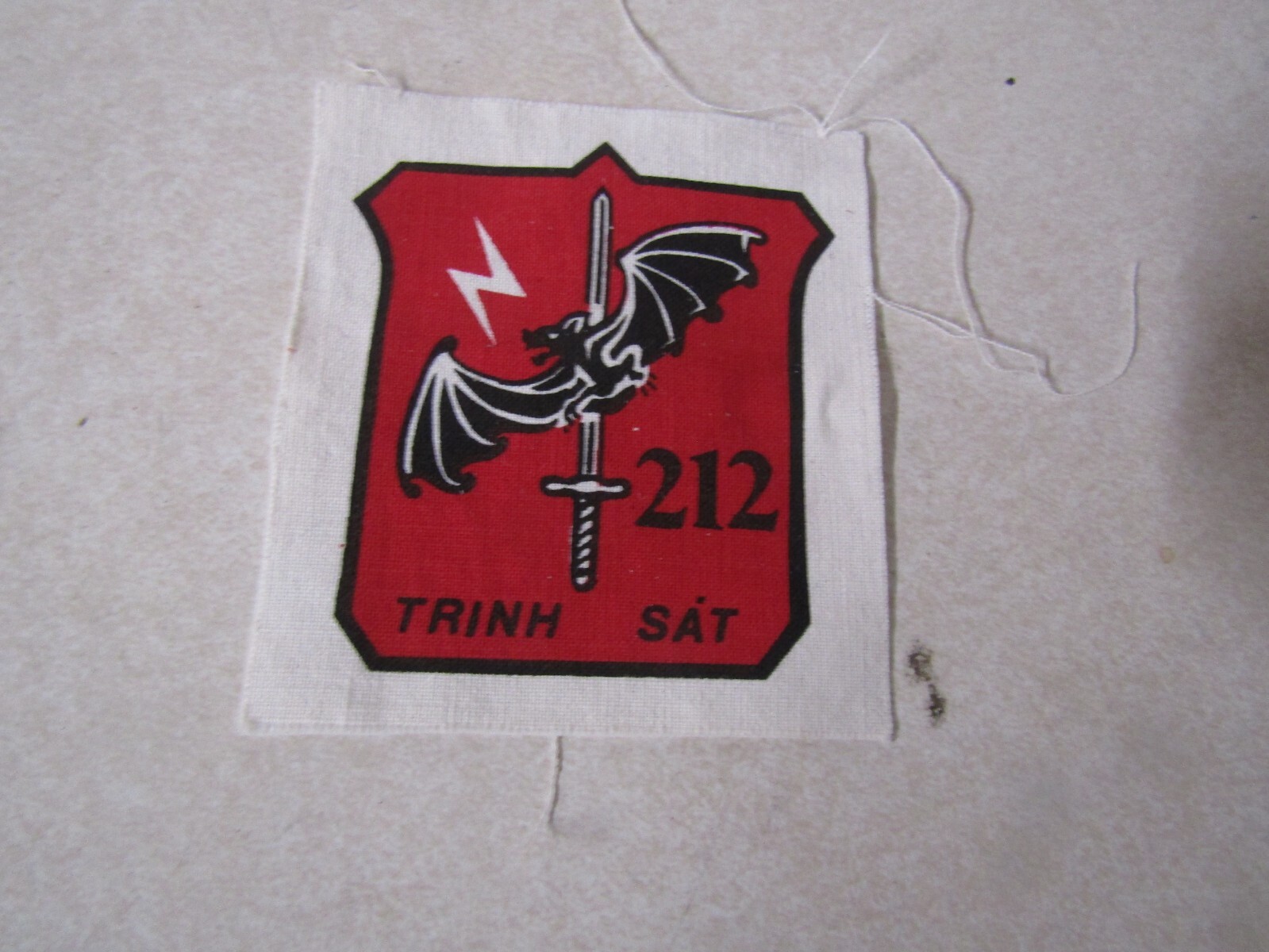 MILITARY PATCH OLD VIETNAM ERA STAMPED ON CLOTH RVN 212 RECON #1 | eBay
