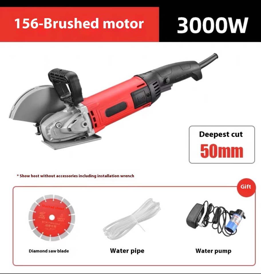 Grooving Machine Reinforced Concrete Pavement Stone Wall Cutting ...