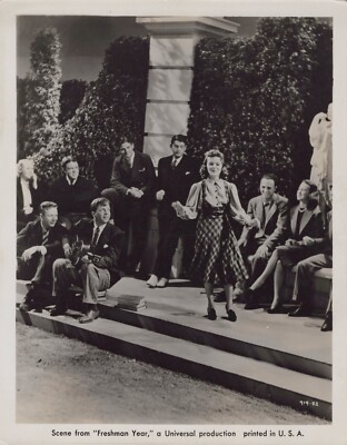 Dixie Dunbar + Constance Moore in Freshman Year (1938) Vintage Photo K ...