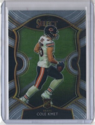 COLE KMET 2020 Panini Select RC Rookie Concourse #74 Bears Notre Dame ...