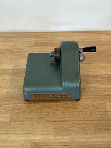 Bliss Model A Portable Strip Slitter Harry M Fraser Fabric Cutter For ...