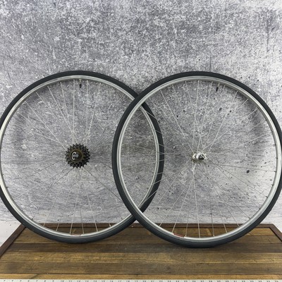 Vintage Campagnolo Record Wheelset 700c Wolber Super Champion Rim Wheel ...