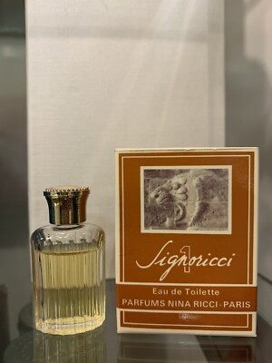 Signoricci 1 cologne by Nina Ricci Edt Mini Splash Vintage Low fill | eBay
