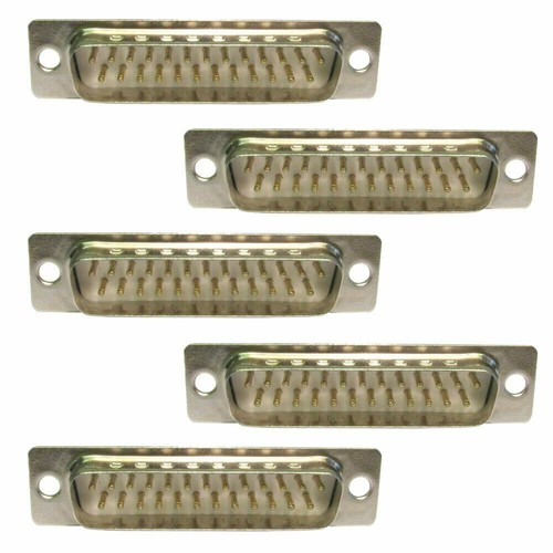 25 Pin DB25 D25 D Sub Male Solder Type Connector Adaptor 5 PACK | eBay UK