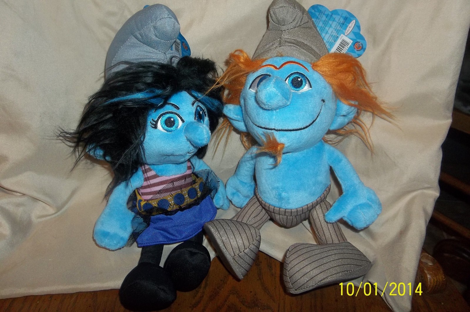 Peyo Jakks The Smurfs Lot of 2 Vexy Hackus 11" Plush With Tag | eBay